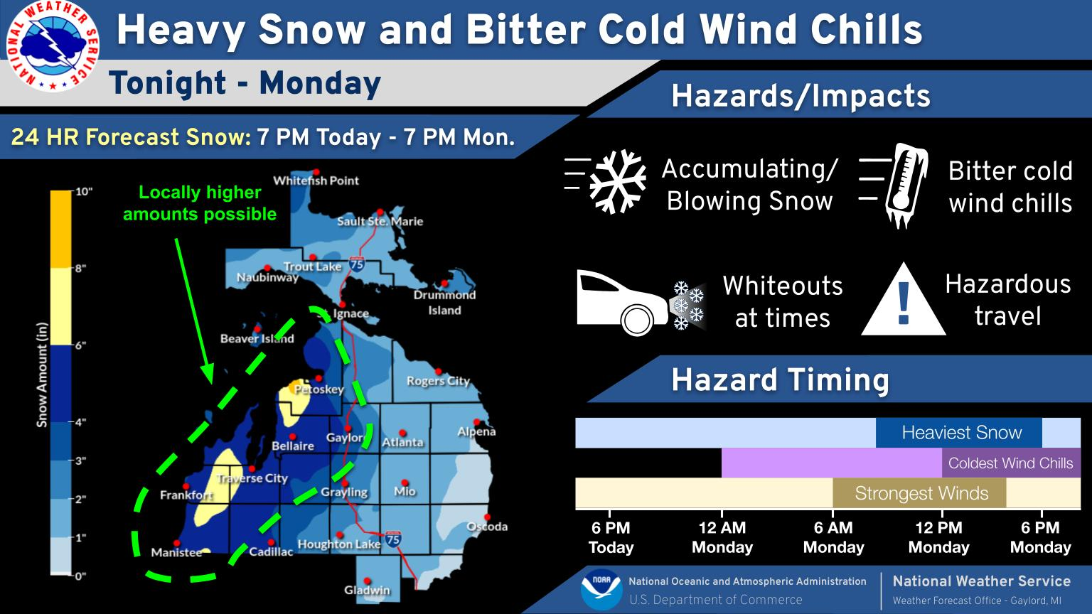 Weather warnings across Michigan. See where to expect snow, cold