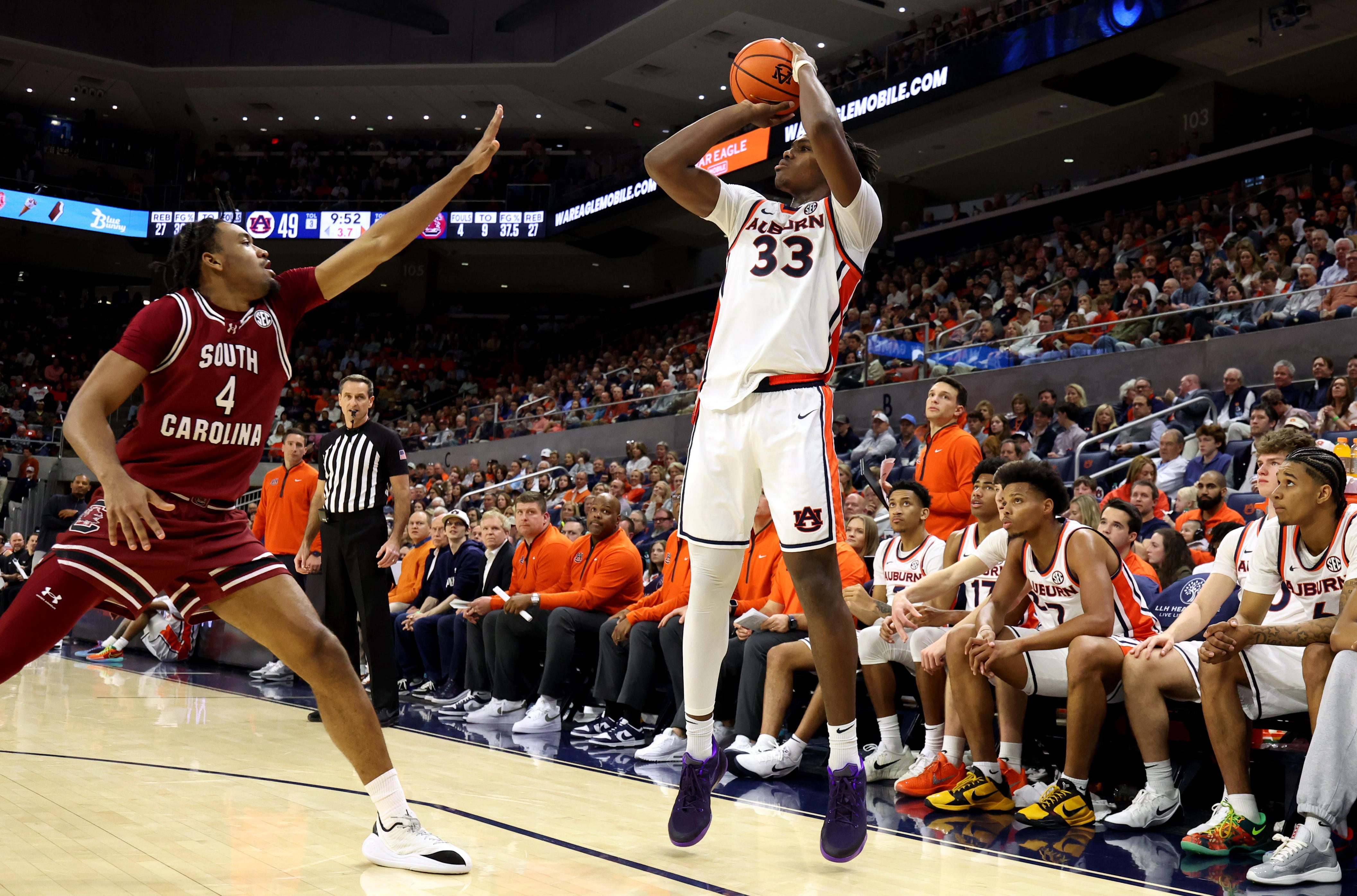 Where Auburn basketball ranks in KenPom after defeating South Carolina