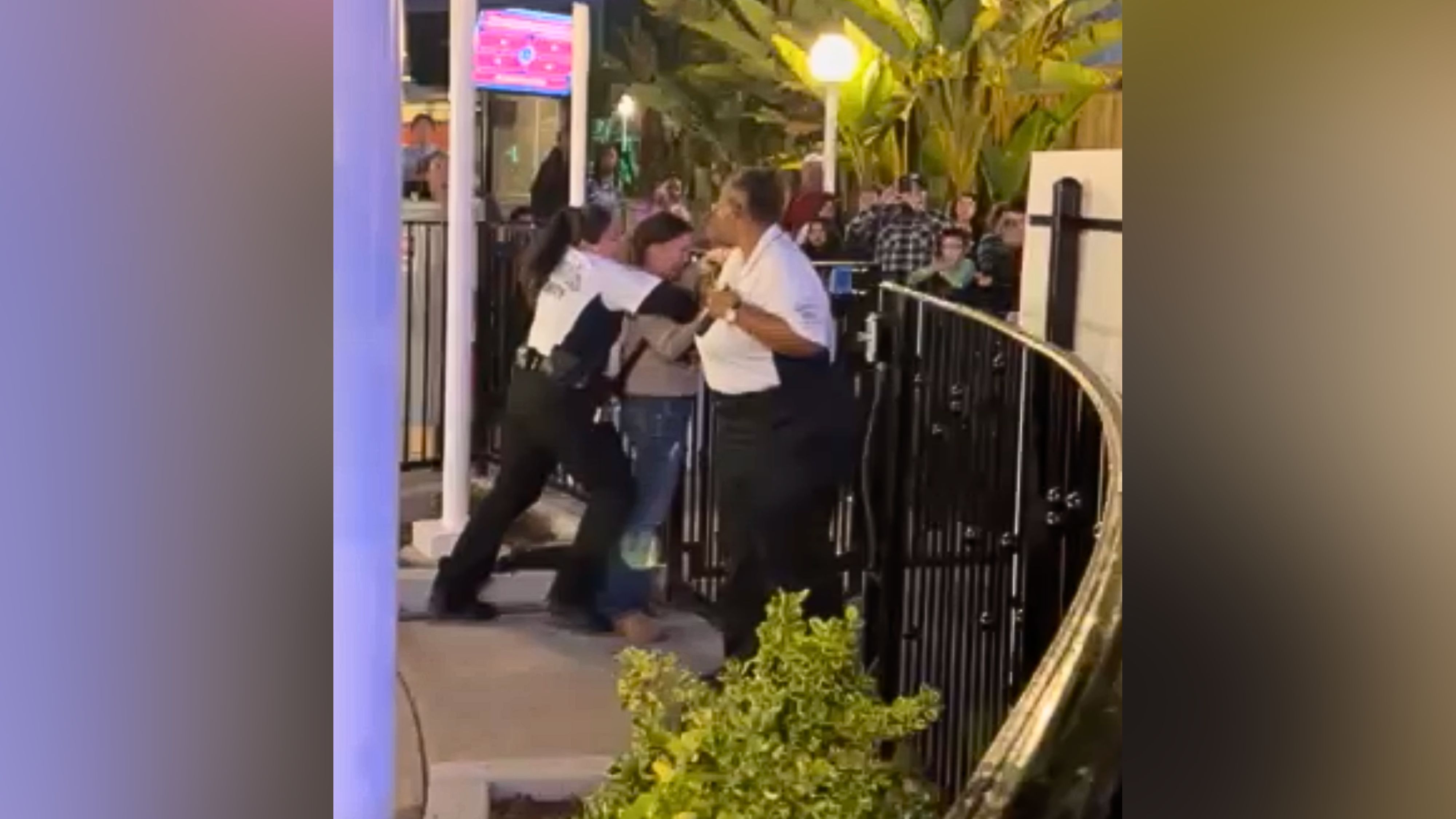 Injured Knott’s Berry Farm employee restrains guest, ends fight