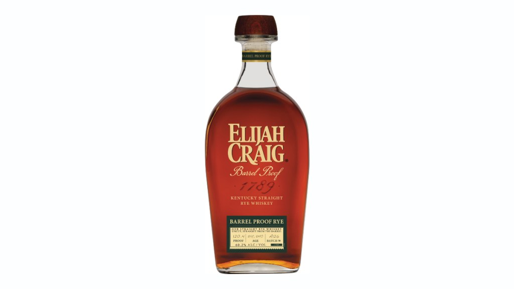 Taste test: Elijah Craig's first barrel proof rye was excellent. The ...