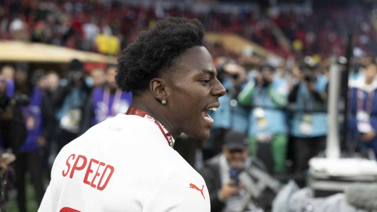 AFCON final in pictures - IShowSpeed, bloody heads, penalty fury, fan ...