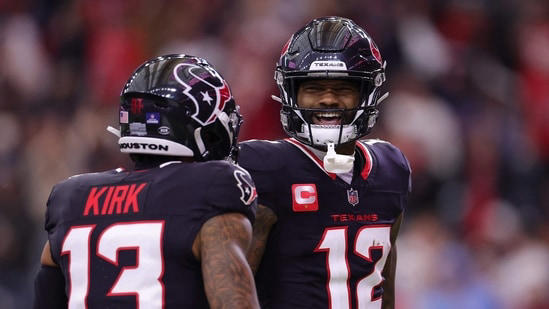 Why Nico Collins, Trent Brown are not playing vs Patriots today. Texans ...