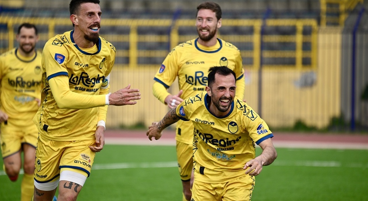 Scafatese-Cassino 3-0: tutto facile per i canarini