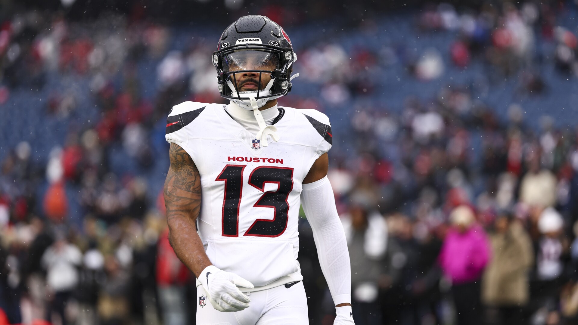 After Drake Maye fumble, Christian Kirk TD catch gives Texans 10-7 lead