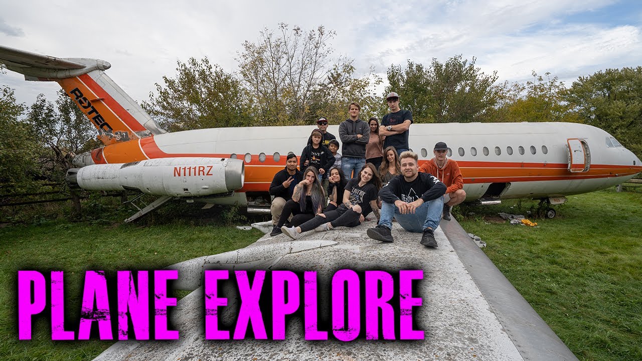 Join me as I explore a mysterious abandoned jet!