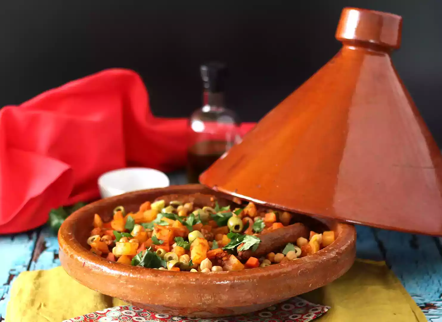 Beef and vegetables tagine