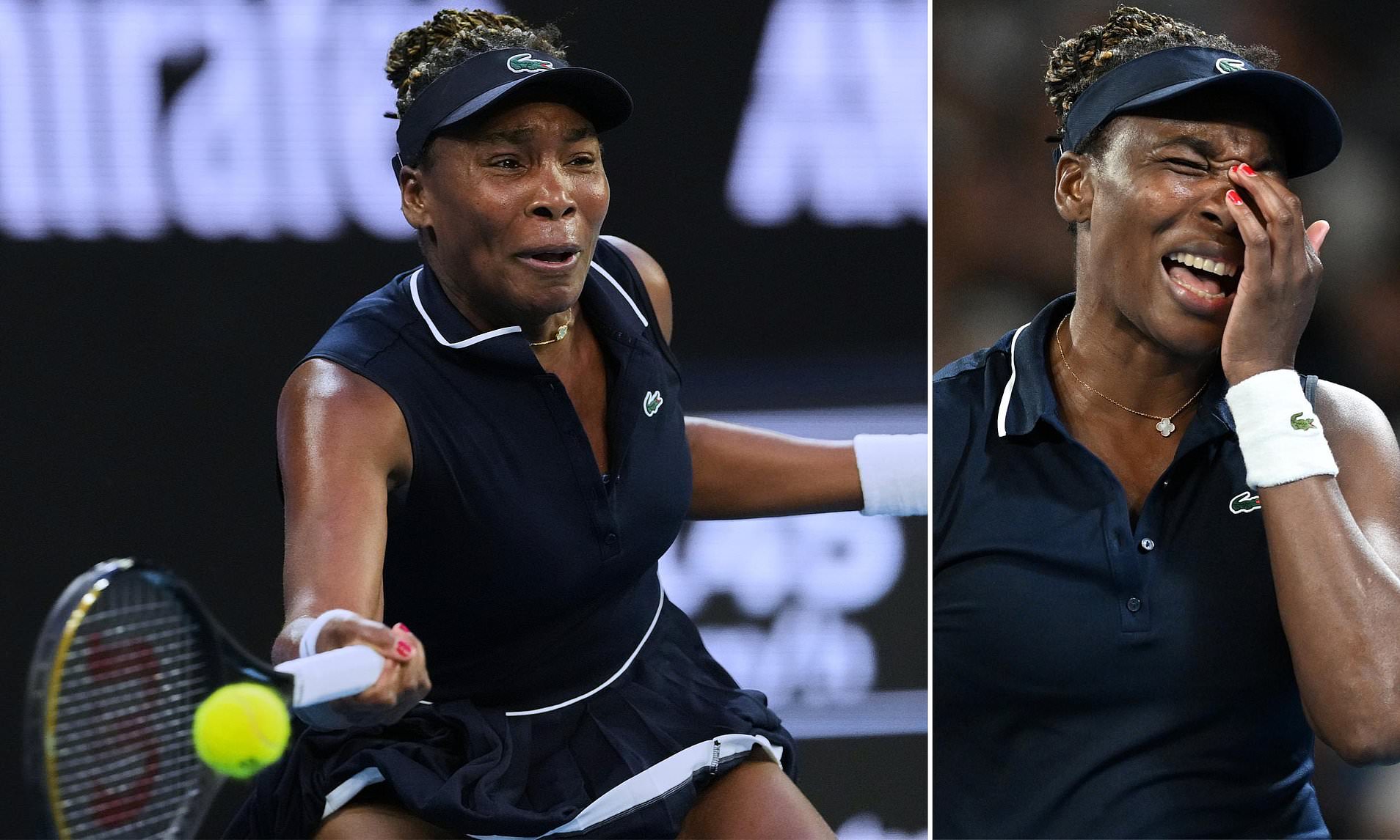 Venus Williams, 45, suffers humbling return to Grand Slam tennis at the ...