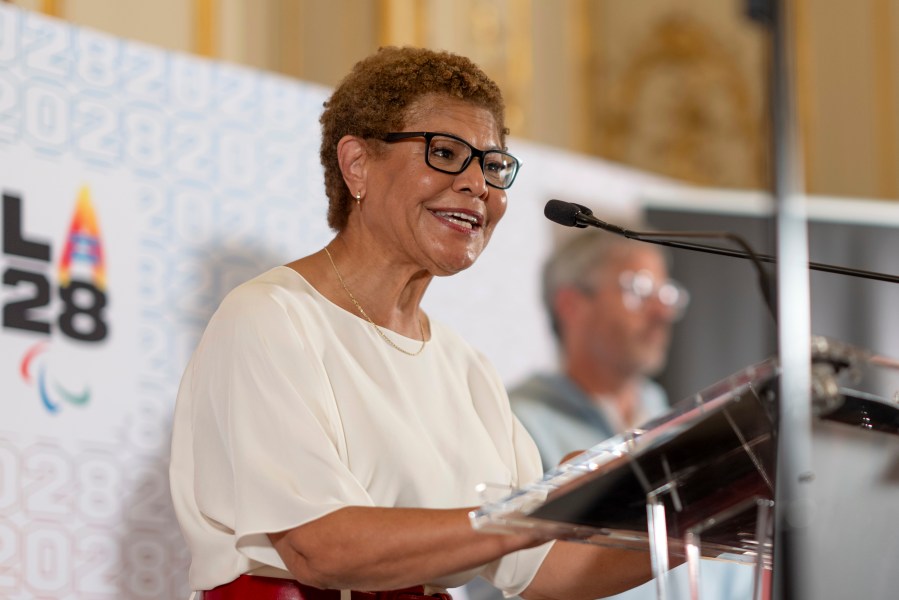 LA Mayor Karen Bass accepts Chicago mayor’s taquitos-vs-cheesecake Rams bet