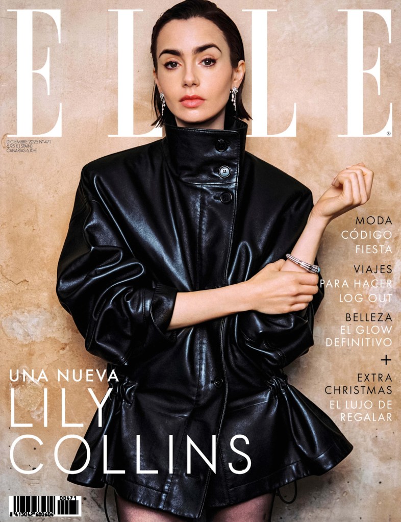 Lily Collins works the lens of JuanKr as Elle Spain's 'Sublime ...