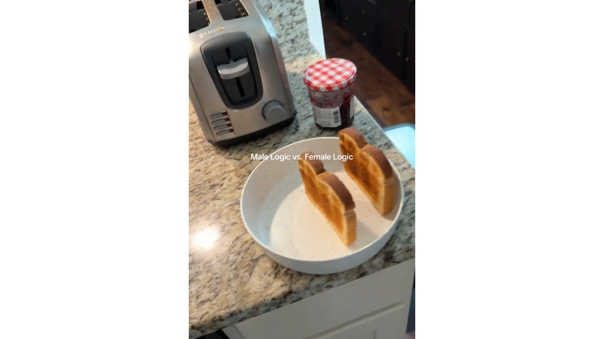 A husband’s toast hack leaves his wife speechless: “That’s the most ...