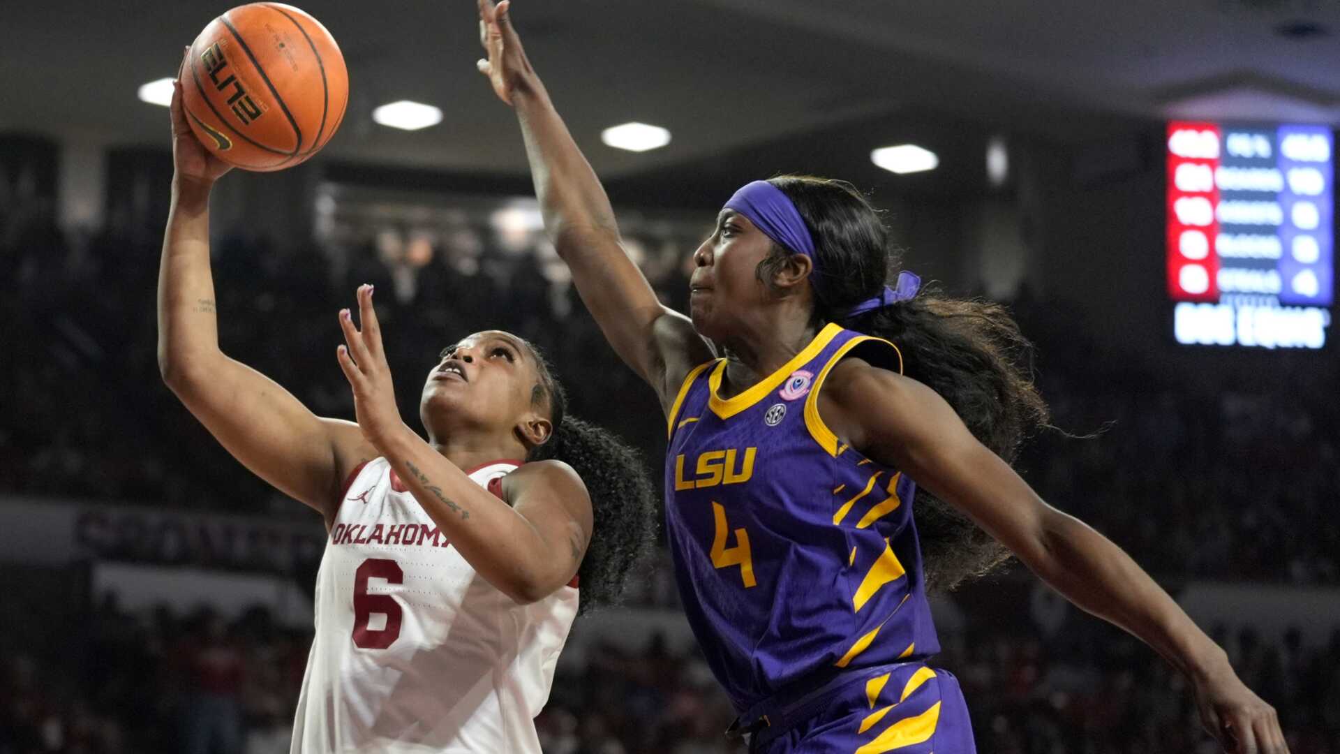 Flau’jae Johnson’s 23 points, 10 rebounds lead No. 6 LSU past No. 13 ...