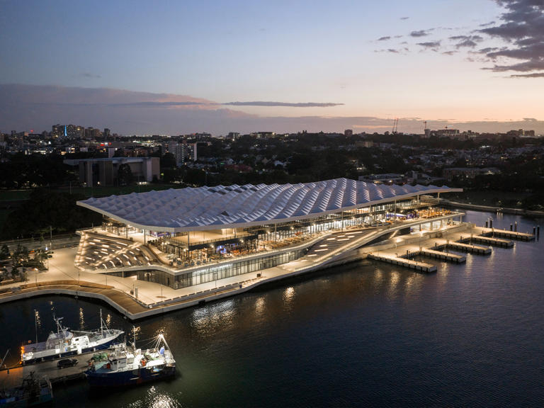 The new Sydney Fish Market has officially opened at Blackwattle Bay