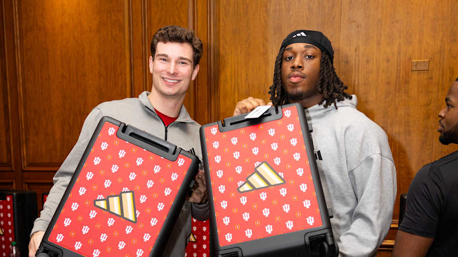 Adidas hooked up Miami and Indiana for the CFP National Championship