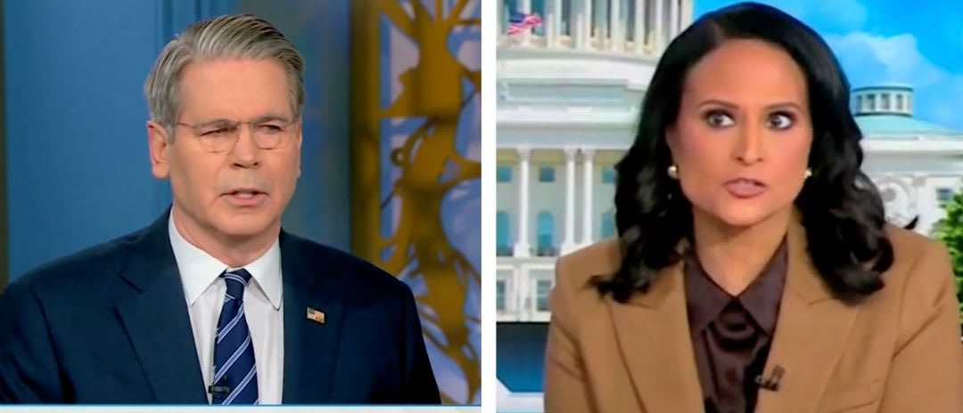 ‘Trying to play catch up’: Scott Bessent dismantles Kristen Welker’s ...