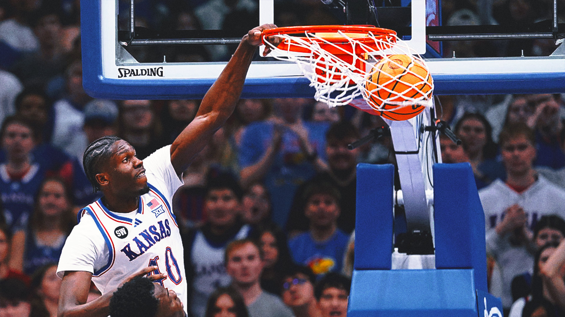 Flory Bidunga's double-double vs. Baylor lands him on Gus Johnson’s ...