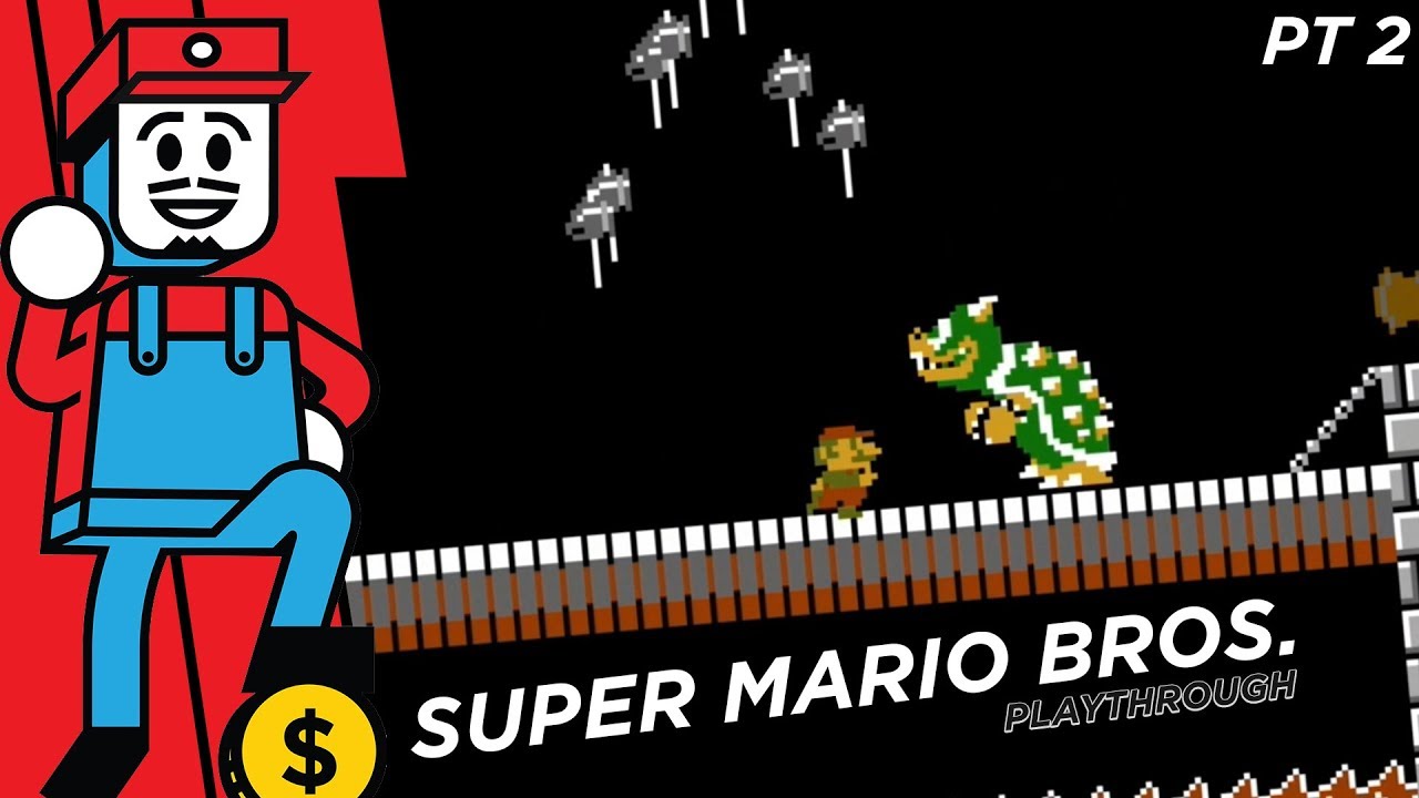 Conquering the Koopa King? - Super Mario Bros playthrough (part 2)