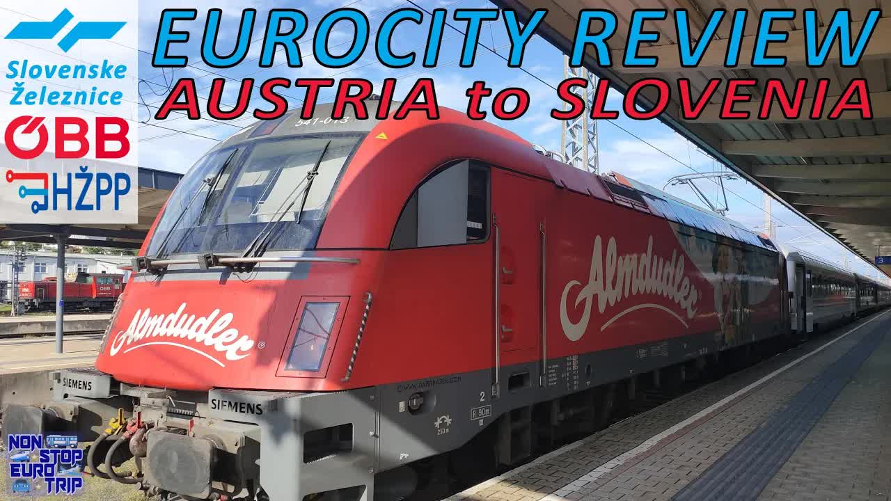 Eurocity train from Austria to Slovenia / EC213 review / international ...