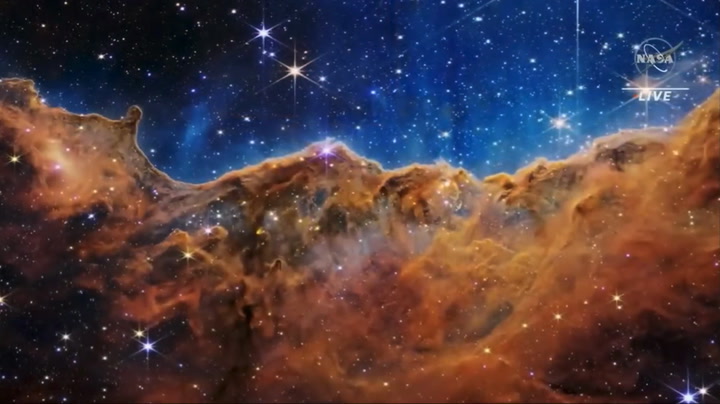 Amazing James Webb Space Telescope's view of Carina Nebula