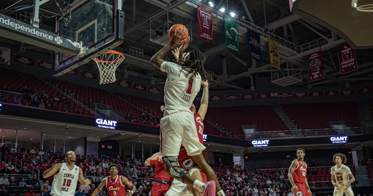 Temple drops 79-73 loss to FAU with first place on the line in the American