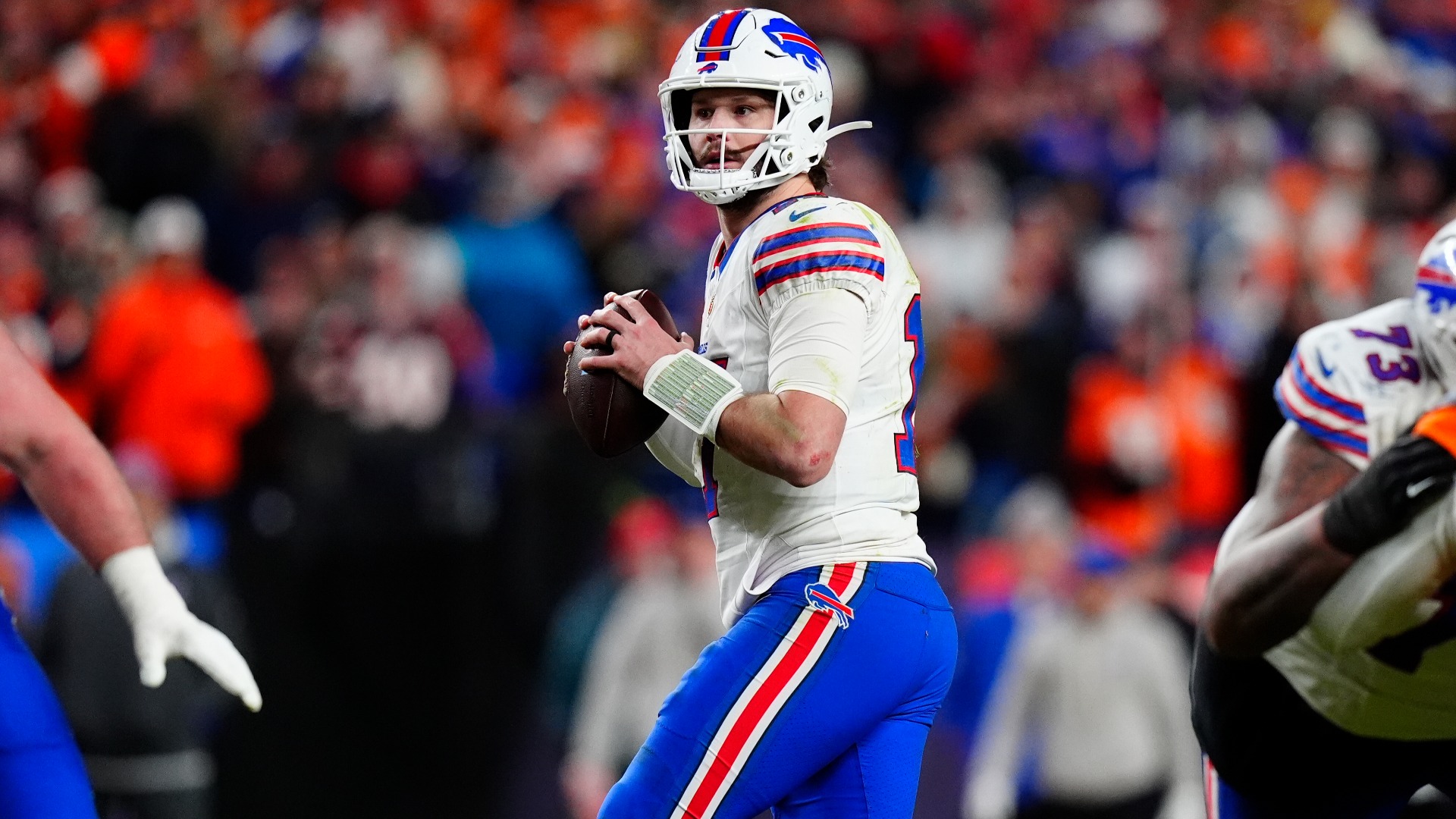 NFL playoff drama: Bo Nix's injury and Josh Allen's struggles