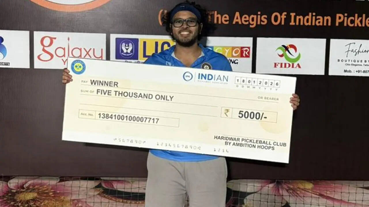 Maa Ganga Pickleball Tournament: Archit vs Lokesh – Archit clinches ...