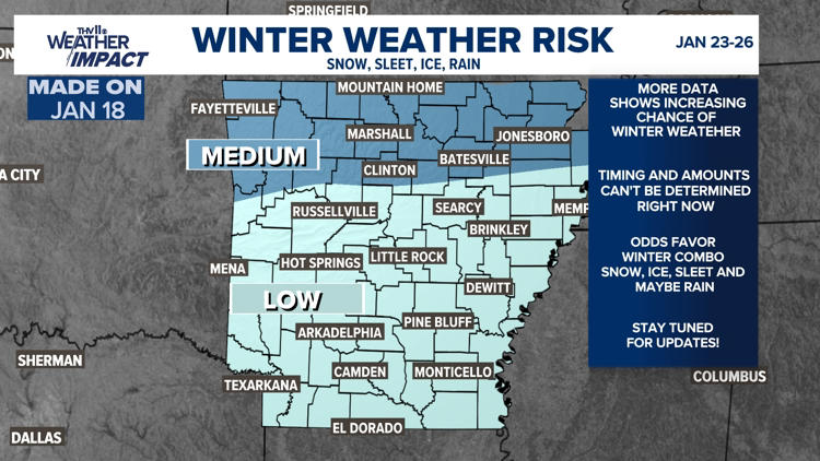 Multiple rounds of precipitation, possible winter weather expected ...