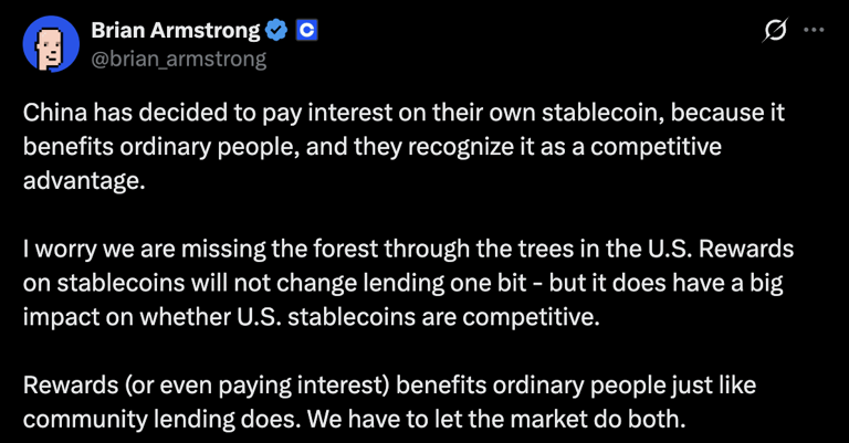 Scaramucci says stablecoin yield prohibition undermines US dollar