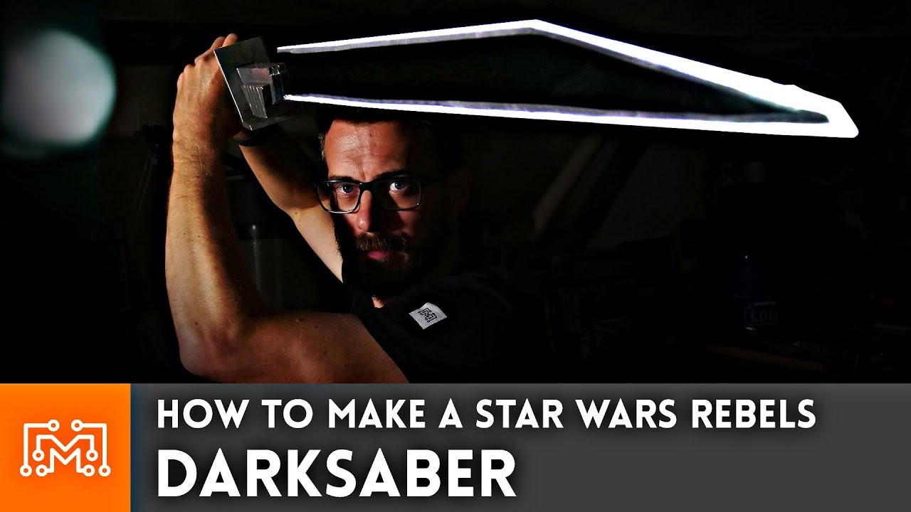 How to make a Darksaber from Star Wars (Mandalorian / Rebels / Clone ...