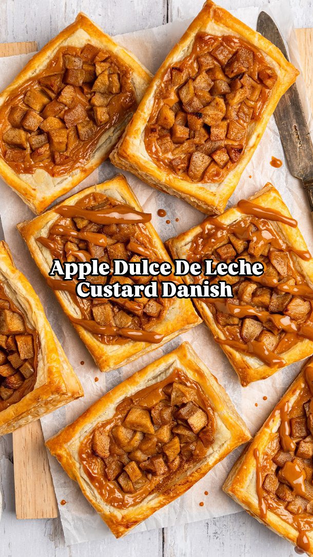 Apple dulce de leche custard danish you’ll want to make again