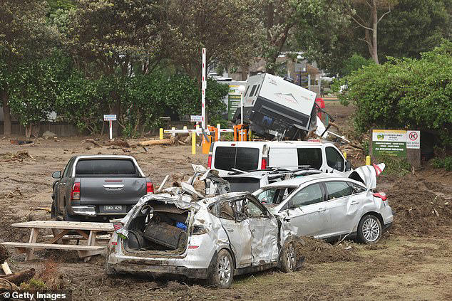Pictures reveal the devastating power of Victoria's floods - as NSW and ...