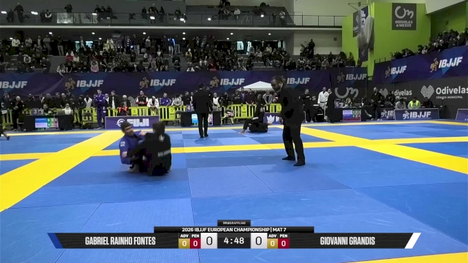 Giovanni Grandis vs Gabriel Rainho Fontes 2026 European Jiu-Jitsu IBJJF ...