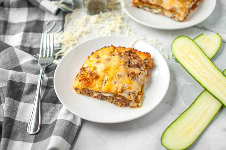 Ground beef zucchini casserole