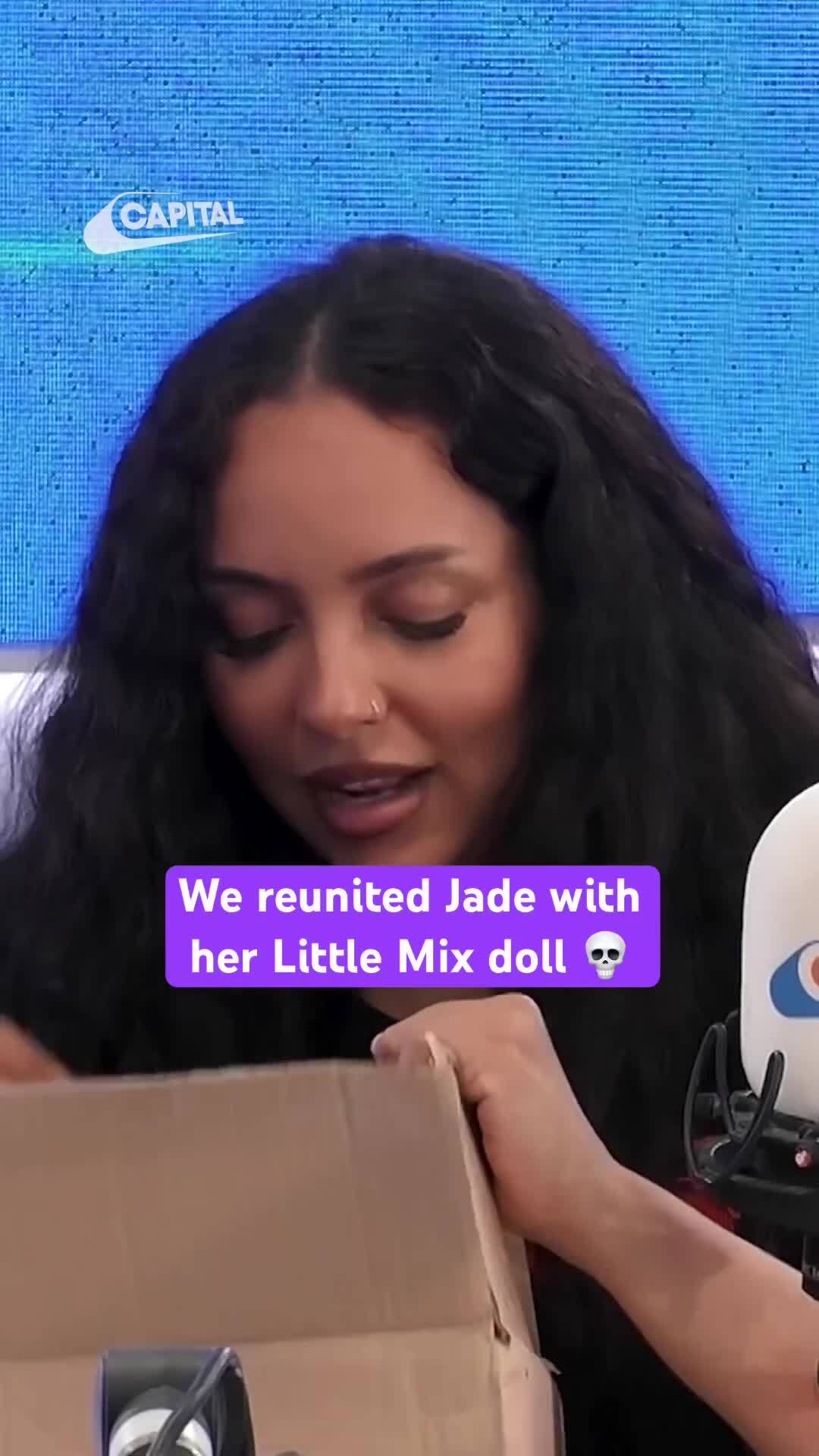 Jade's hilarious reaction to her Little Mix doll #jade #littlemix