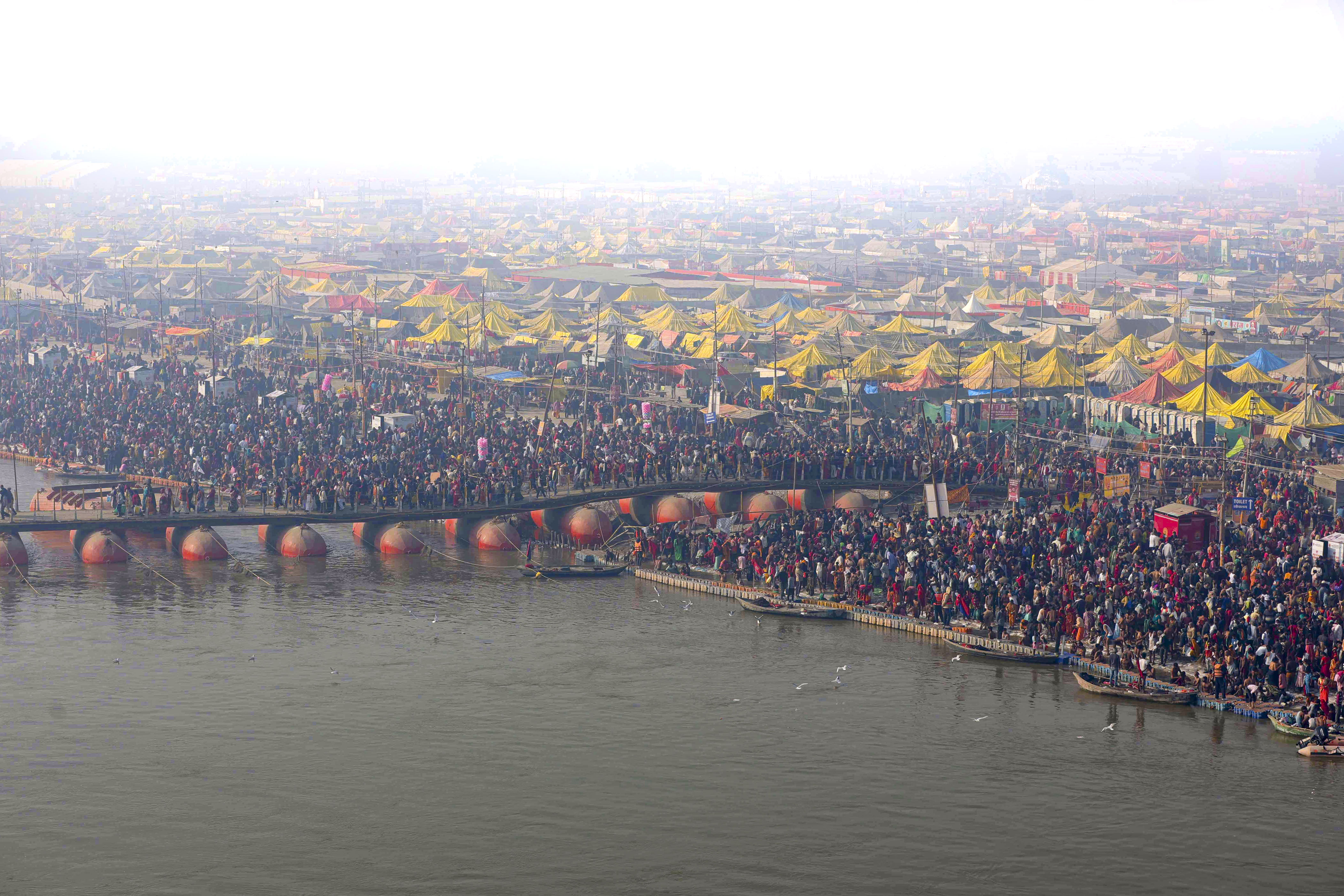 UP: 4.52 crore take holy dip at Sangam on Mauni Amavasya; probe seer's ...