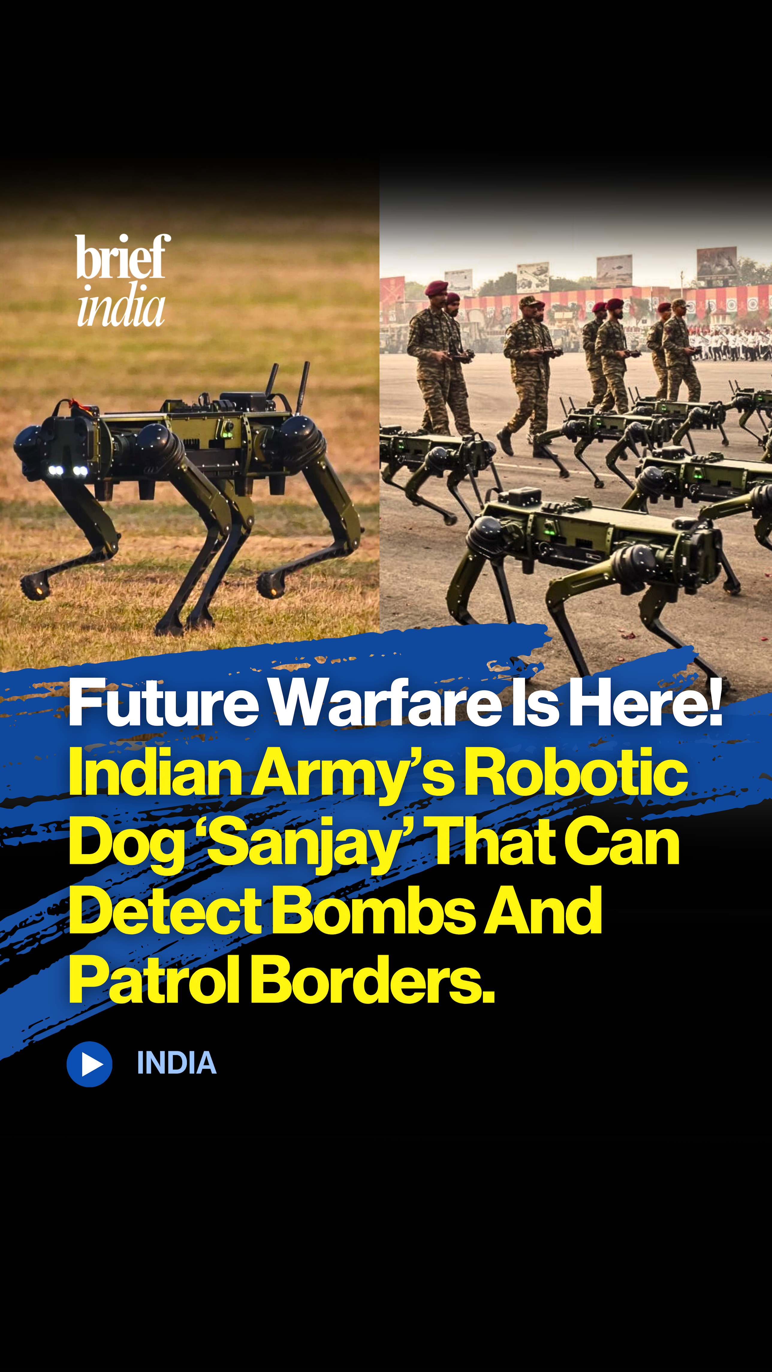 Meet 'Sanjay': Indian Army's robotic dog MULE showcased at parades ...