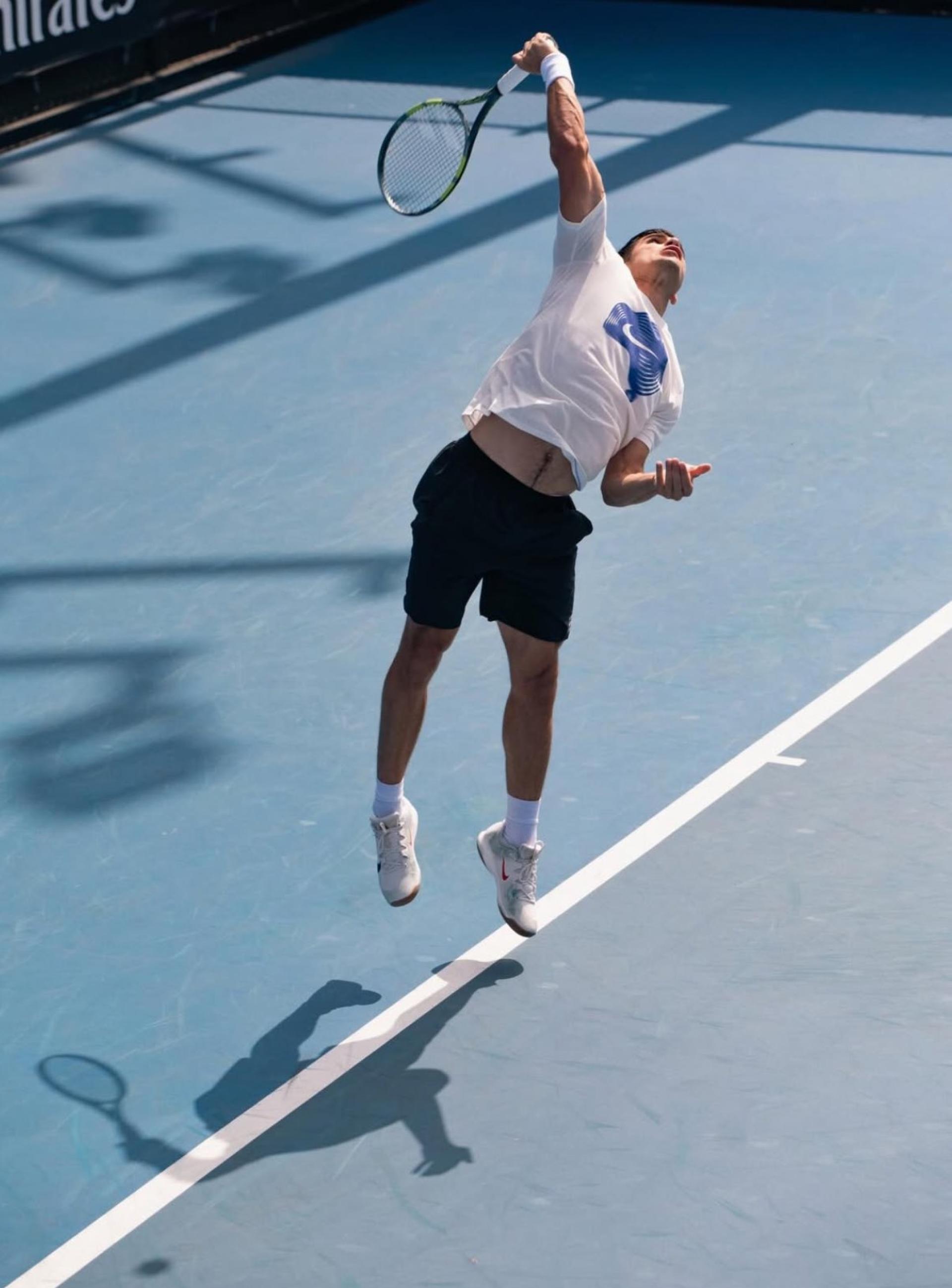 Samuel Lopez begleitet Carlos Alcaraz bei den Australian Open in Melbourne