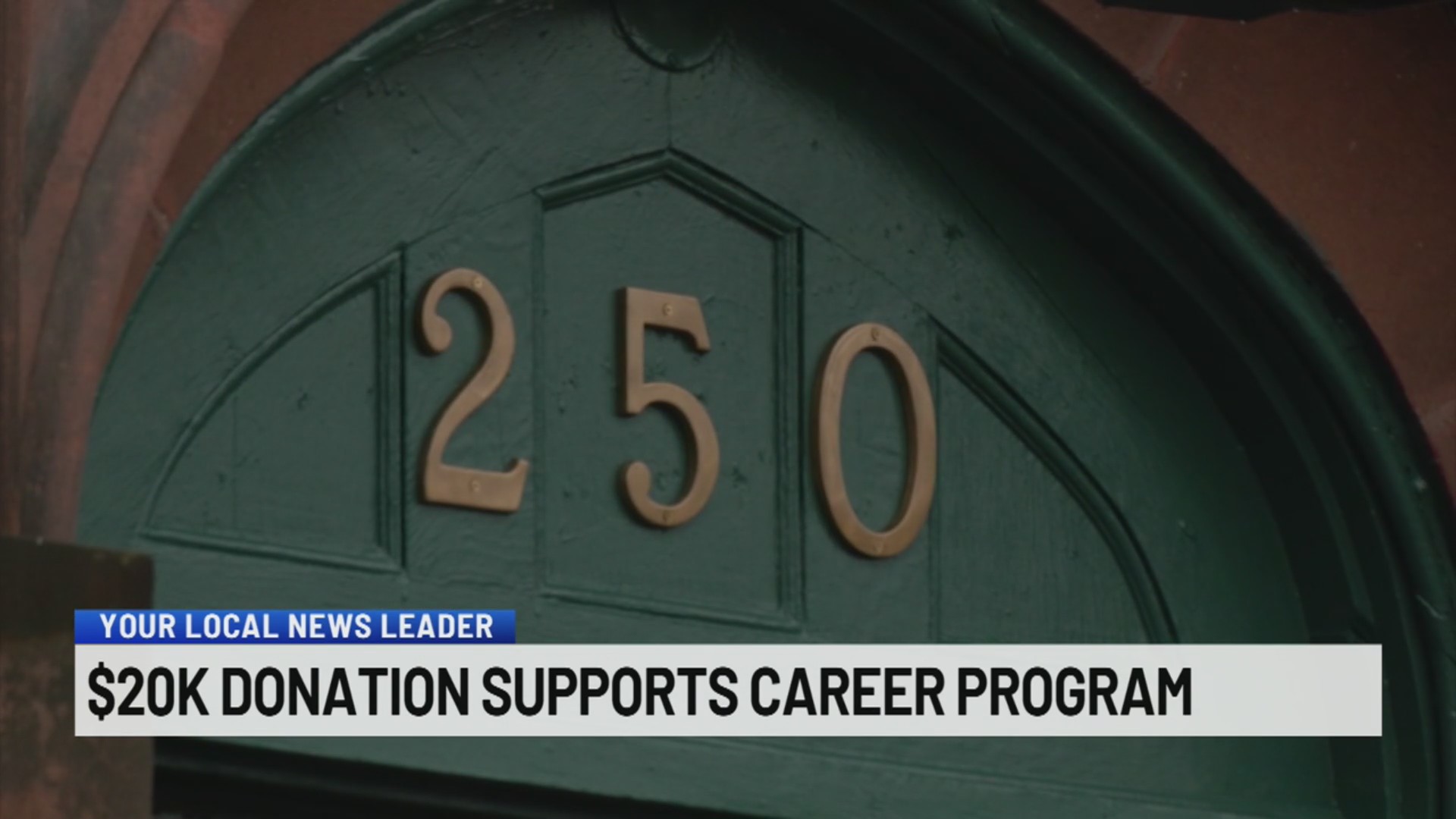$20K donation supports career program