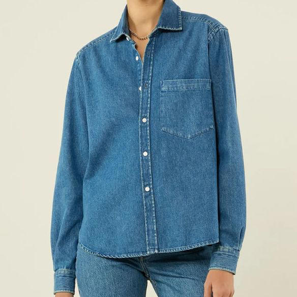 Clodagh McKenna nails double denim with ultra high-waisted jeans that ...