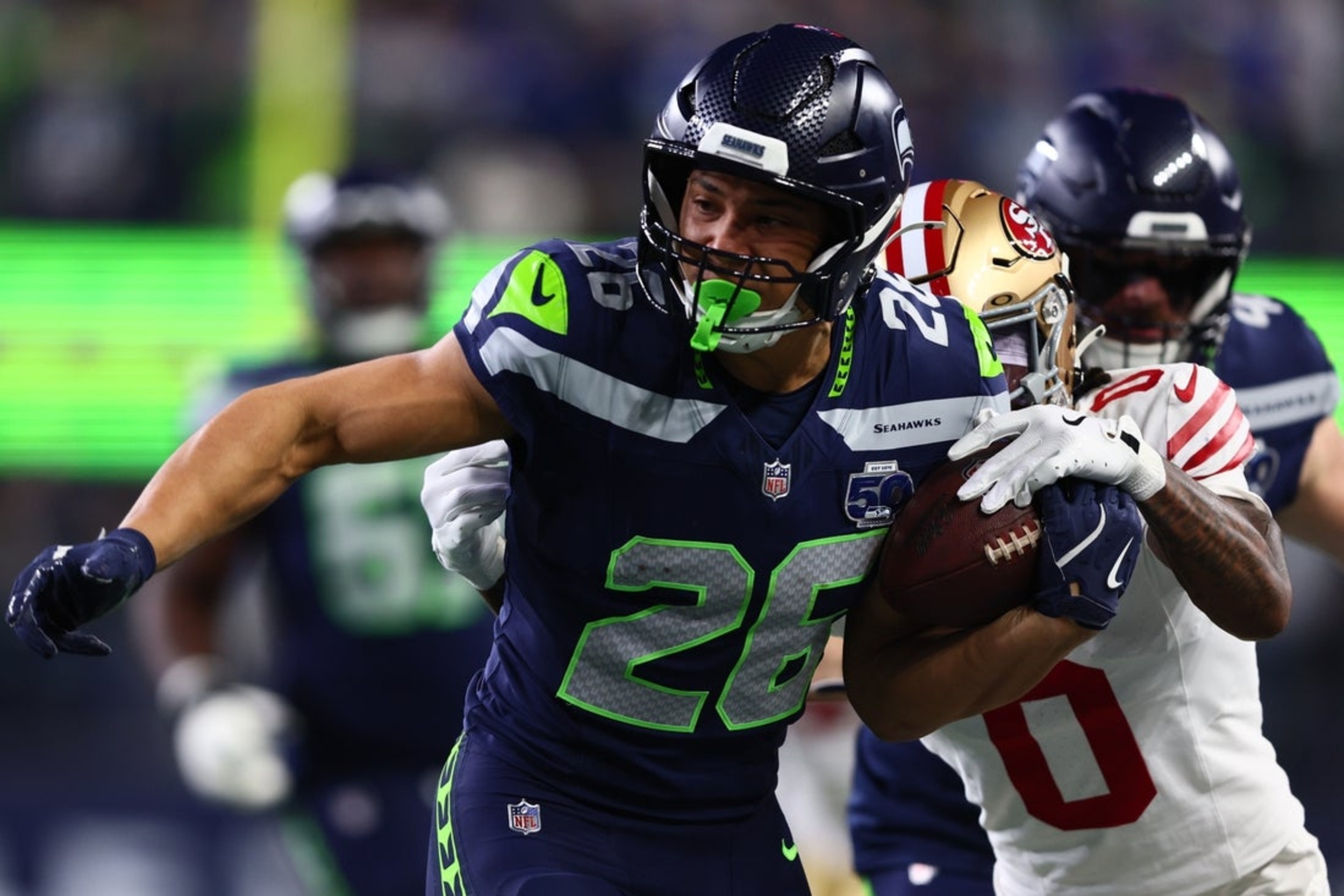 Seahawks coach 'optimistic' on RB Zach Charbonnet (knee)