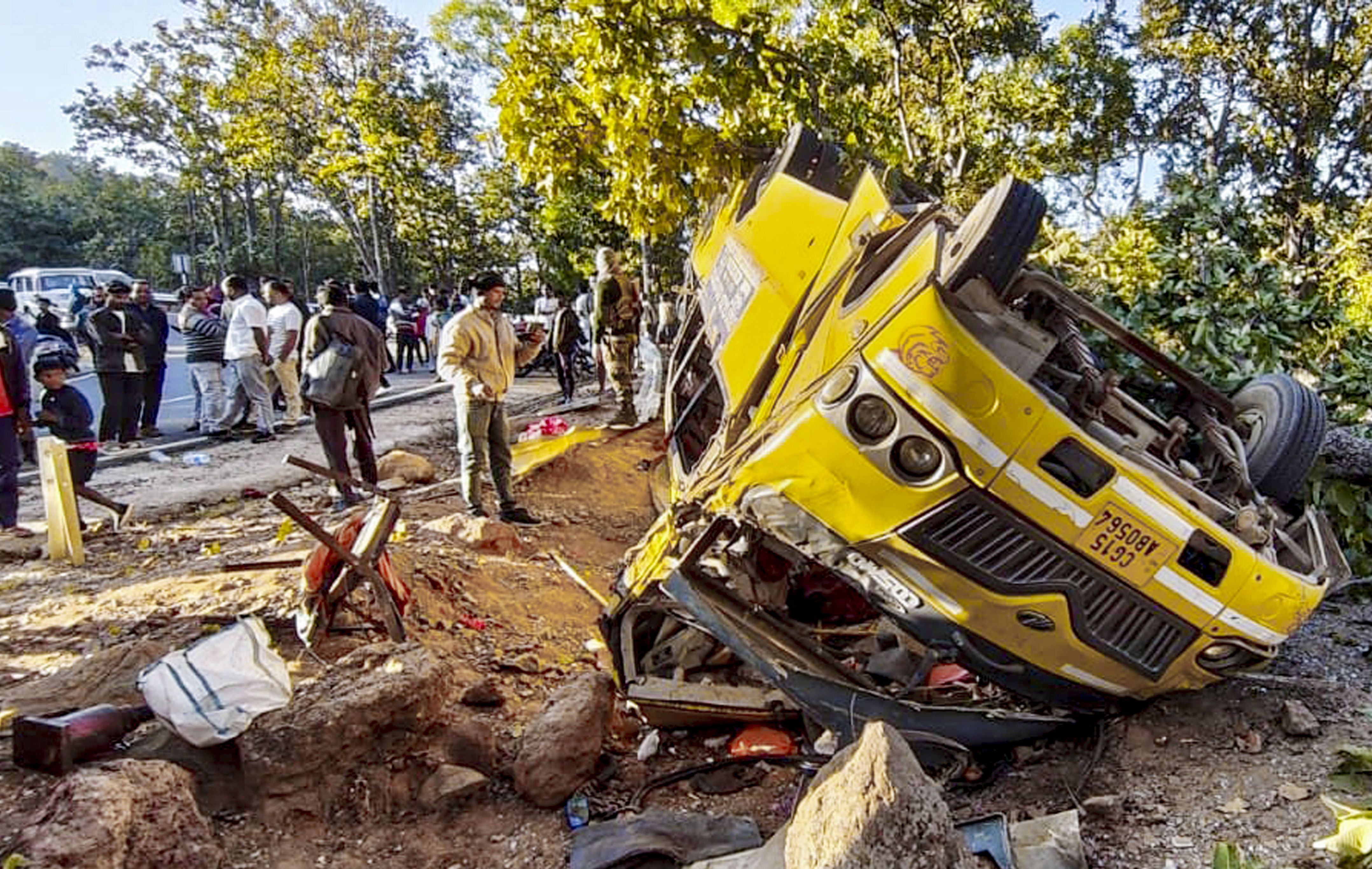 9 killed, 80 injured after bus carrying marriage party overturns in ...
