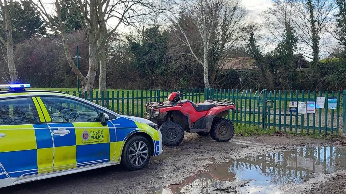 Police officer dragged along pavement by quad bike