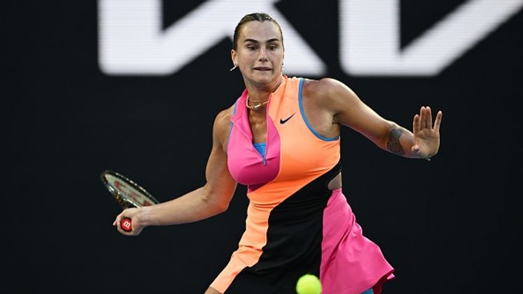 Watch: Aryna Sabalenka gives death stare after being urged to remove ...