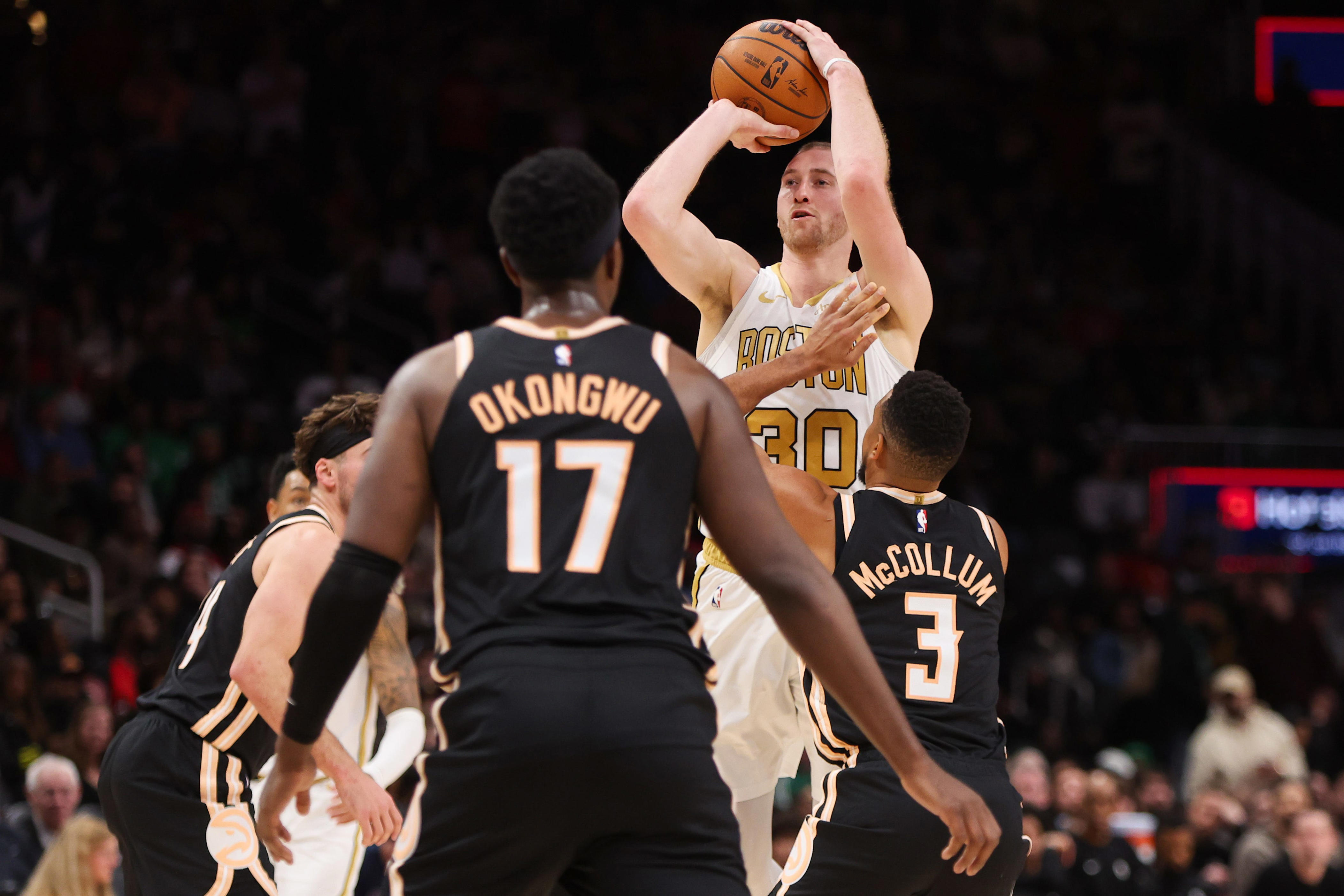 Boston Celtics blowout Atlanta Hawks with big games from Sam Hauser ...