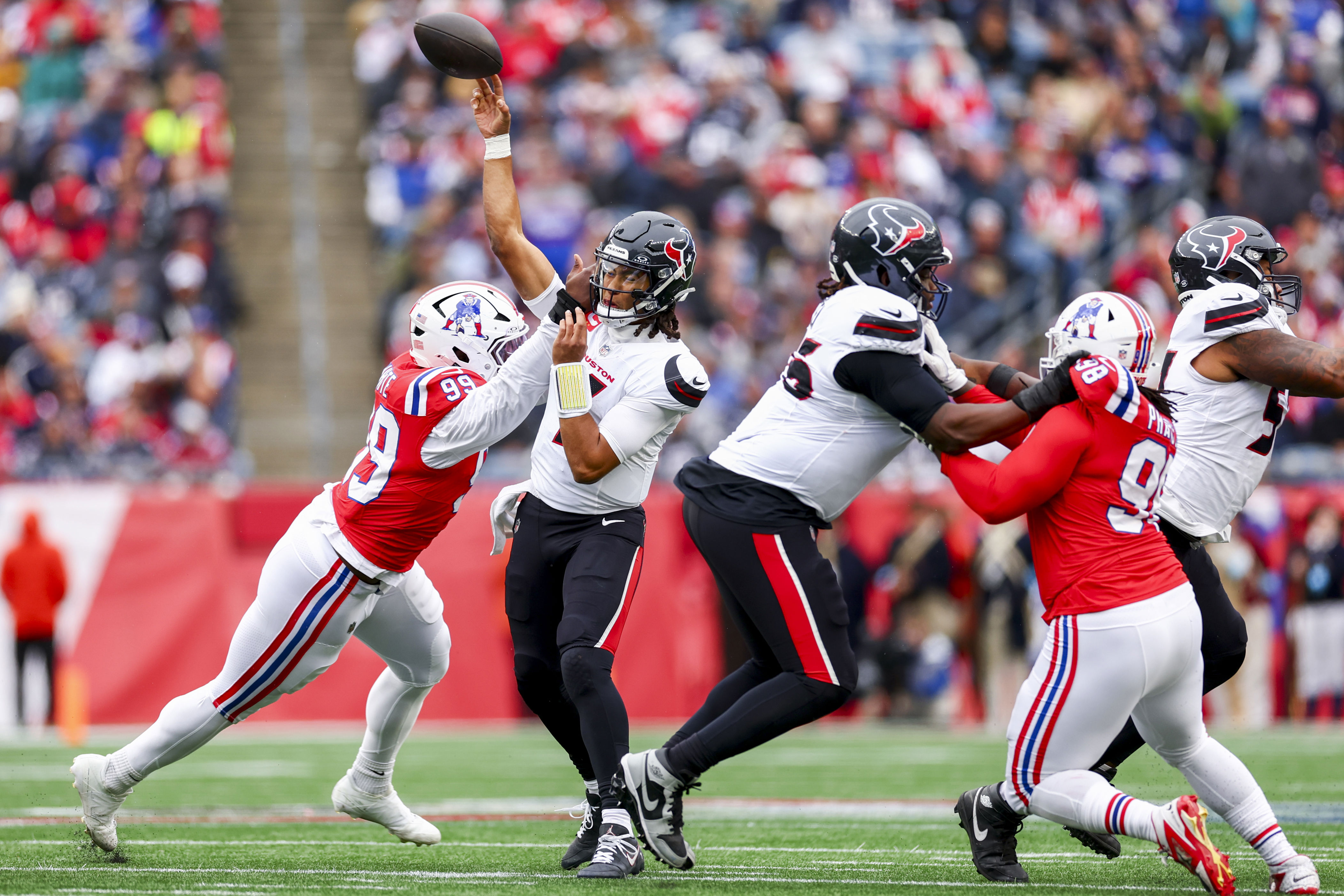 NFL divisional playoffs: Houston Texans vs New England Patriots