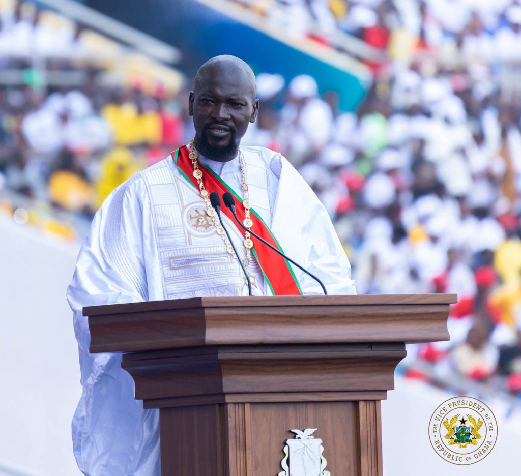 Vice President Opoku-Agyemang attends swearing-in of Guinean President ...