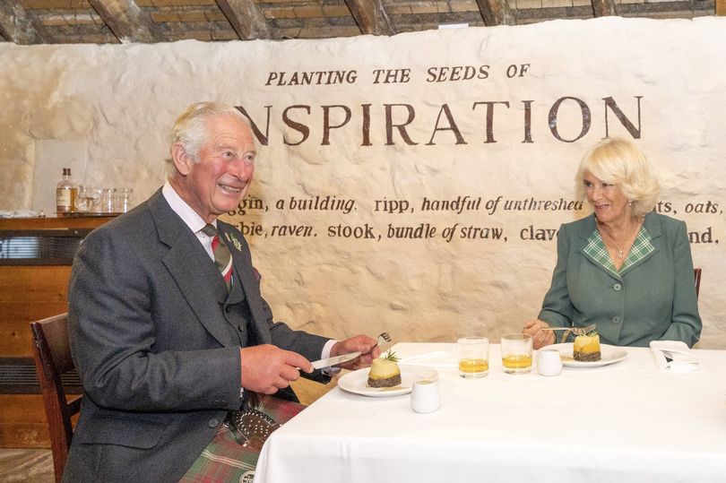 Burns Night at King Charles's Highgrove with haggis and tartan dress code