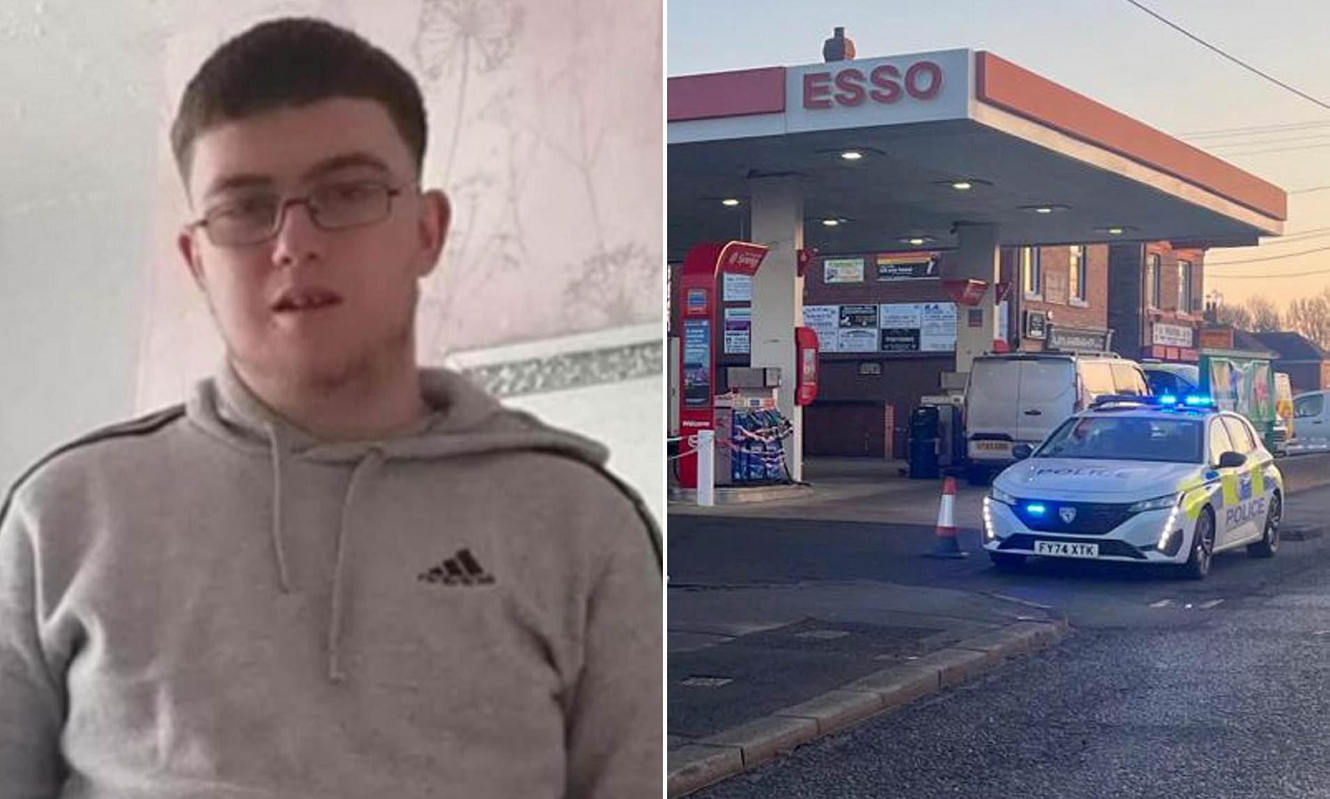 Tribute to 'kind-hearted son', 23, killed at petrol station - as police ...