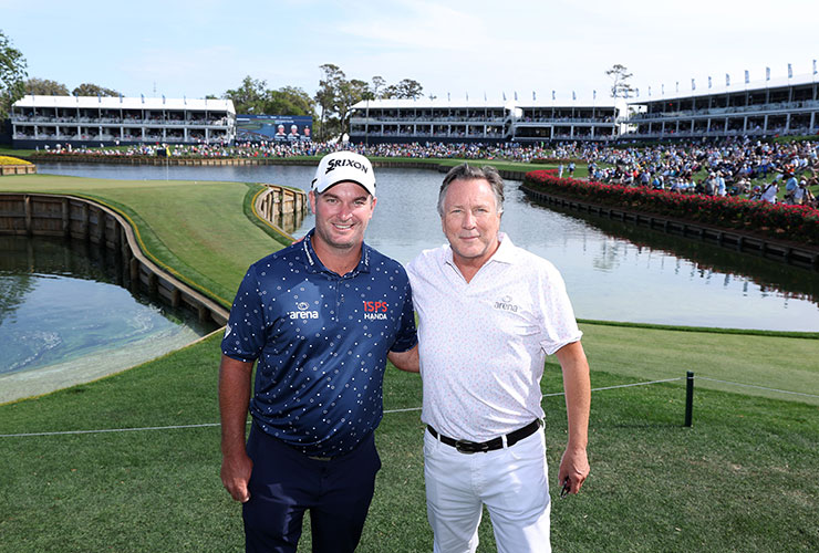 Ryan Fox is constructing a victory with Arena