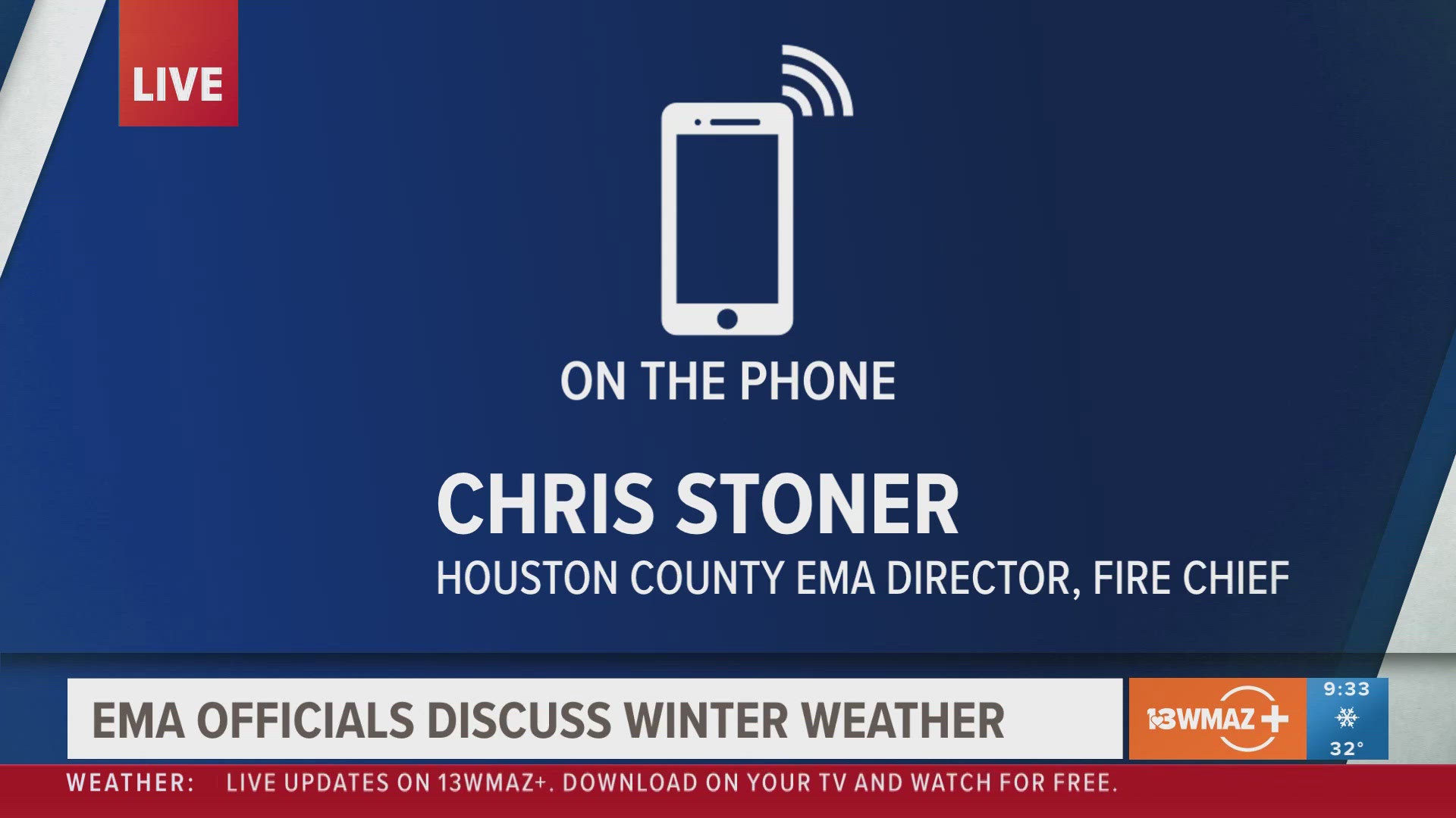 WATCH: Houston County EMA Director Chris Stoner discuses snow