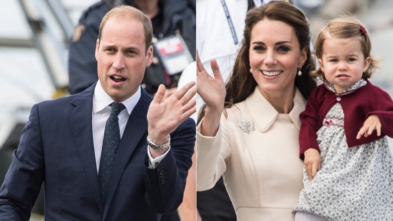 Side-by-side photos of Princess Charlotte & Prince William will have ...